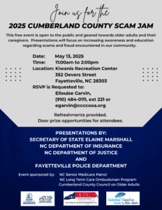 2025 Cumberland County Scam Jam | CCCCOOA : CCCCOOA